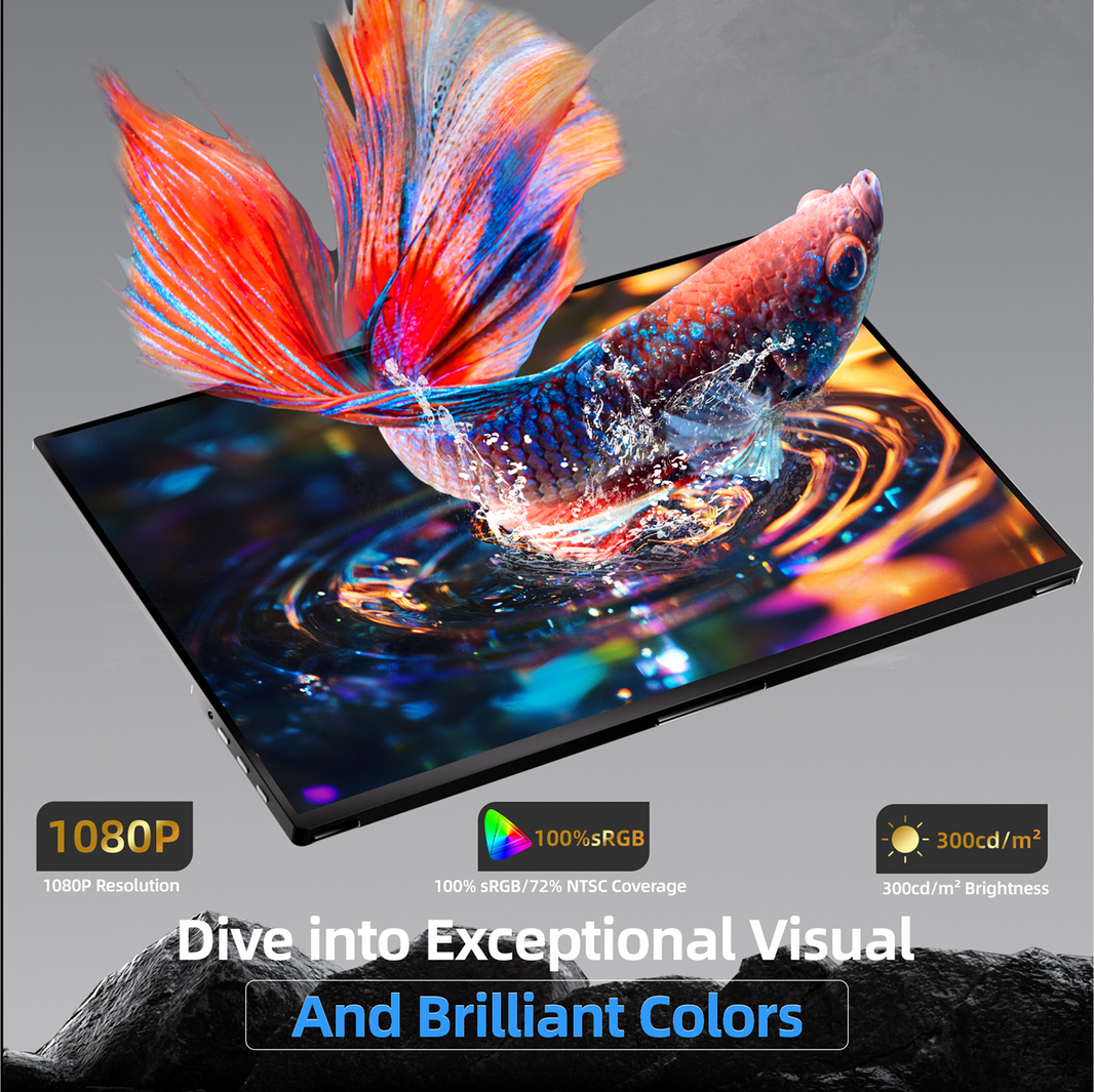 Portable Monitor | Slim & Lightweight Display | Ingnok Official Store